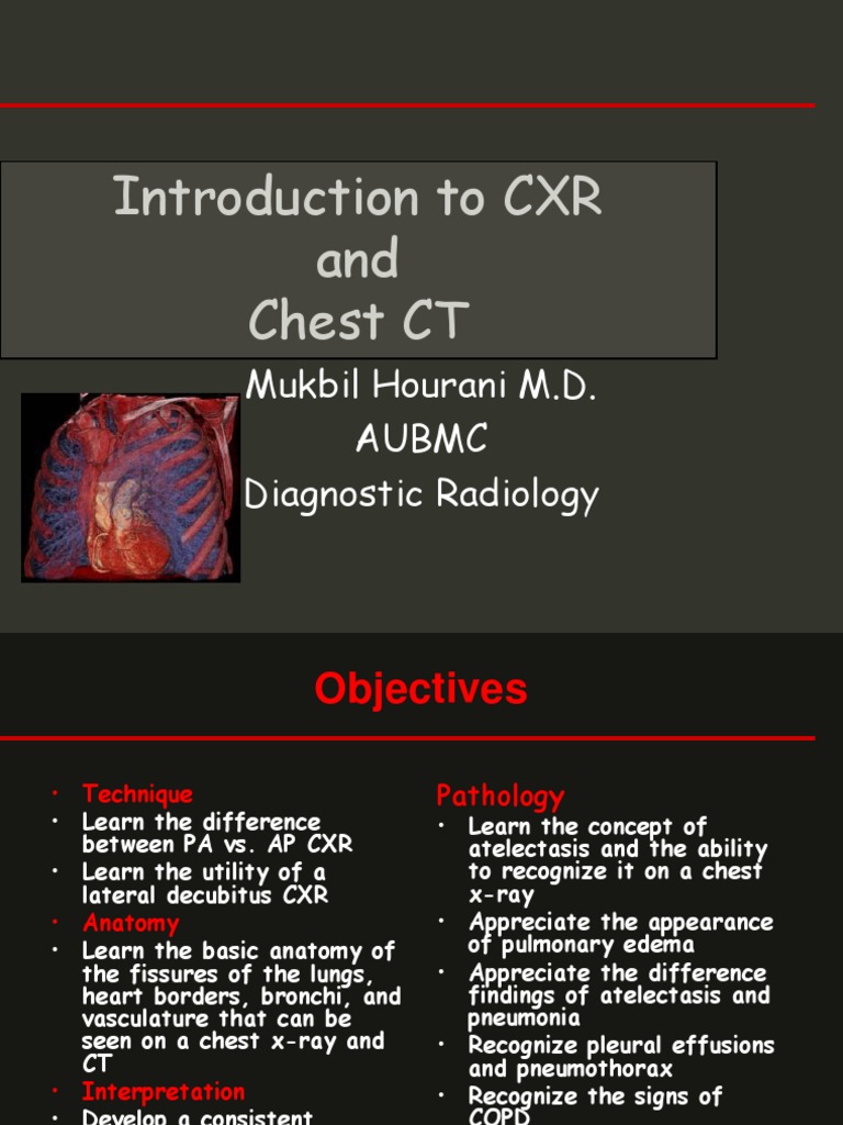 Interpretation of Chest Imaging1 | PDF | Lung | Thorax