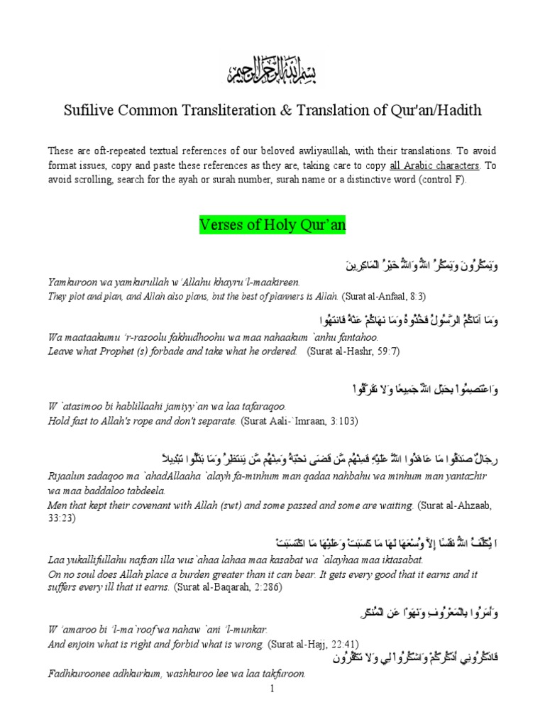 Quran Hadith | Surah | Islamic Philosophy