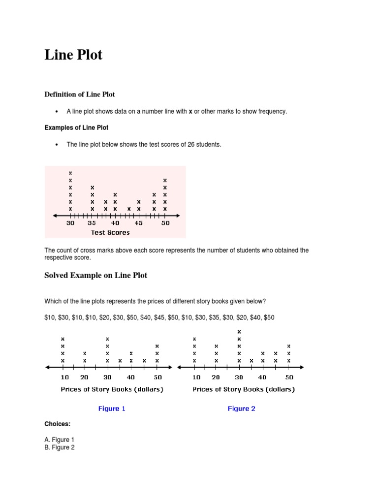 Line Plot | PDF | Outlier | Teaching Mathematics