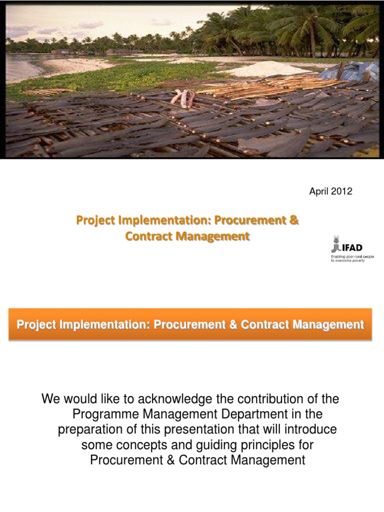 Procurement and Contract Management Guide | PDF | Request For Proposal | Procurement