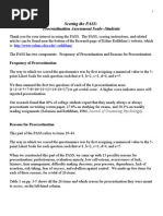 Procrastination Assessment Scale For Students Final | PDF ...