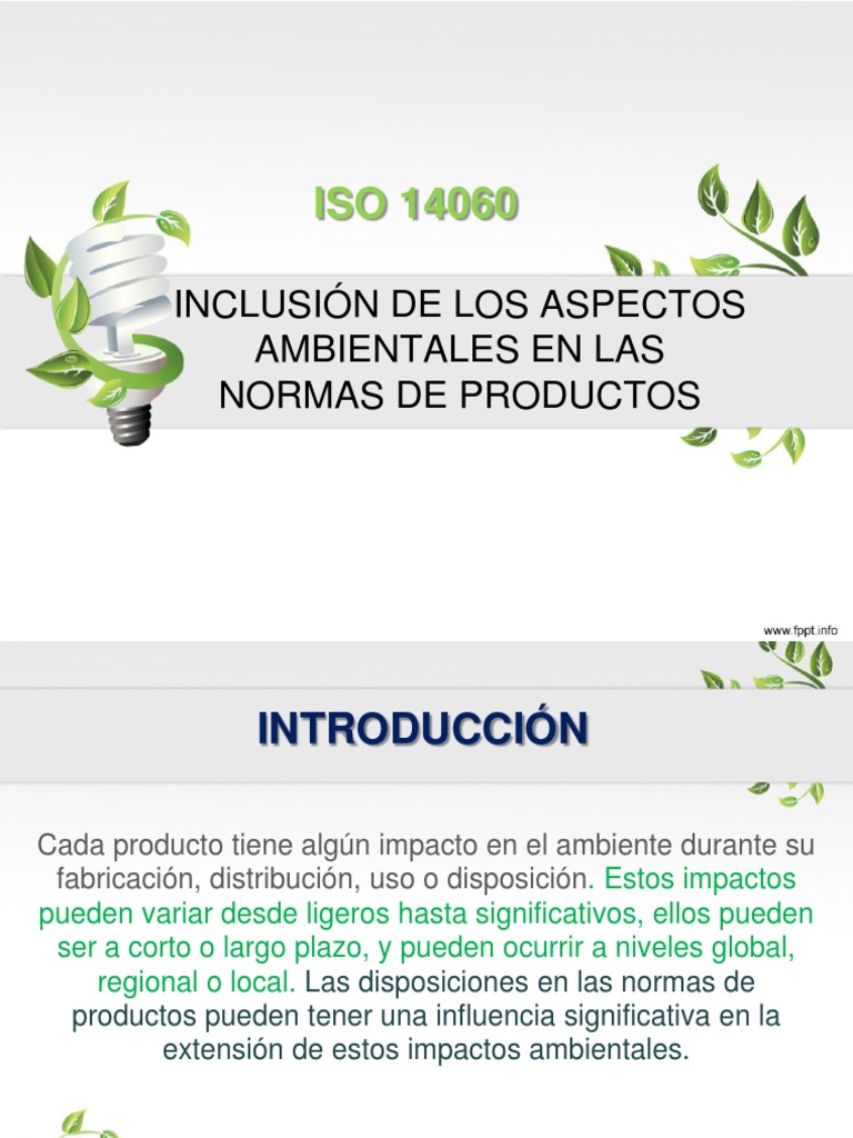 Iso 14060 | PDF | Evaluación del ciclo de vida | Degradación ambiental