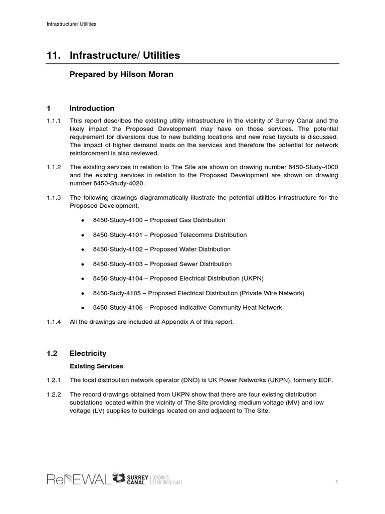 11 Infrastructure & Utilities | PDF | Electric Power Distribution ...
