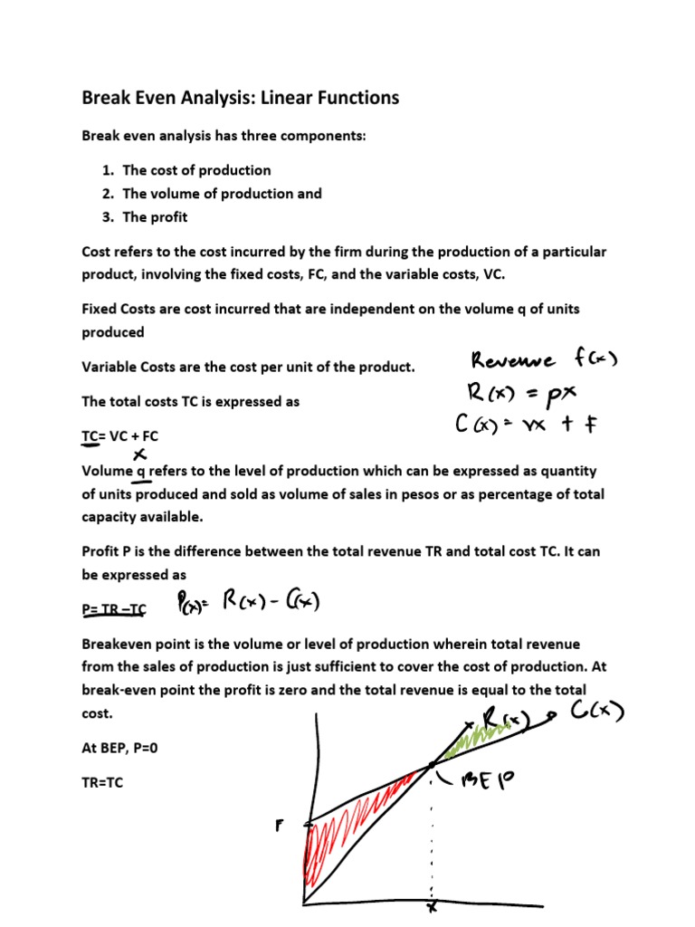 Break Even Analysis | PDF | Income Statement | Management Accounting