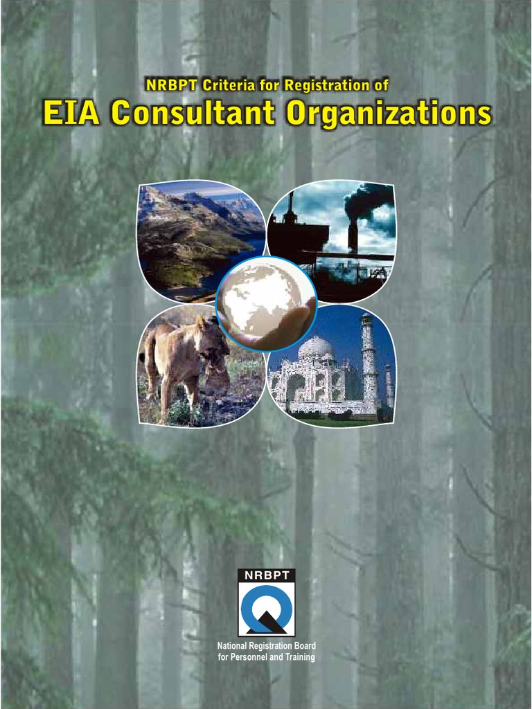 EIA Consultant Organization | PDF | Finance & Money Management
