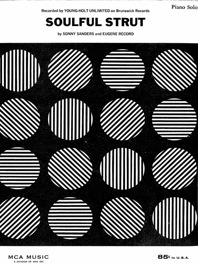 Young Holt Unlimited - Soulful Strut - 1968 - Sheet Music | PDF