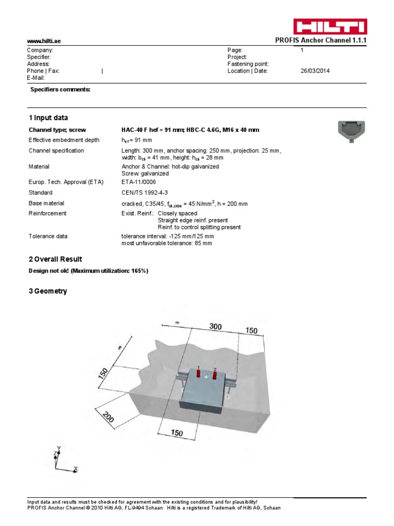 Hilti Test | PDF | Screw | Software