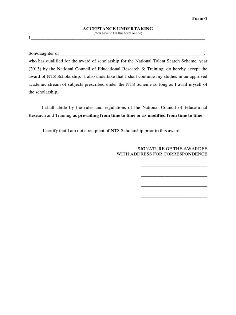 NTSE Claim Bill Form Instructions | PDF | Academic Term | Government