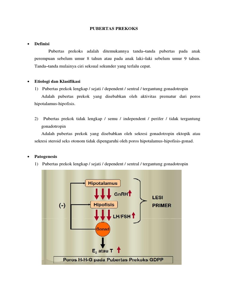 Pubertas Prekoks | PDF