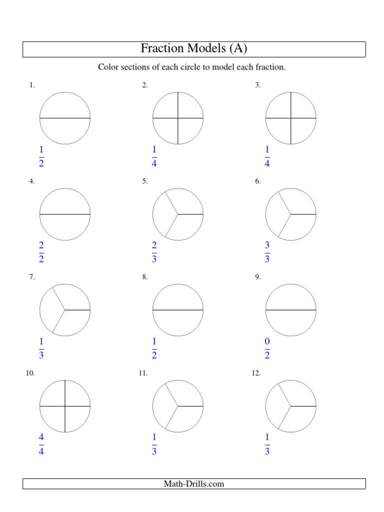 Visual Fraction Models for Students | PDF | Teaching Mathematics