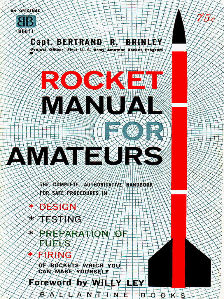 (1964) Rocket Manual For Amateurs | PDF