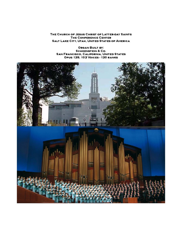 LDS Conference Center Organ | Aerophones | Music Technology