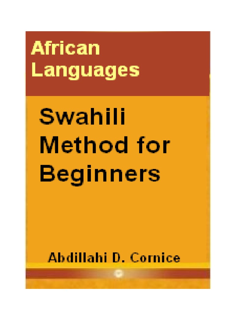 Swahili Method for Beginners | Grammatical Gender | Plural