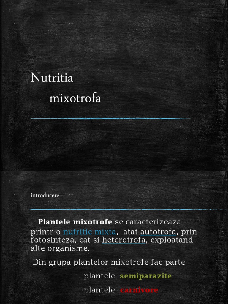 Nutritia Mixotrofa | PDF