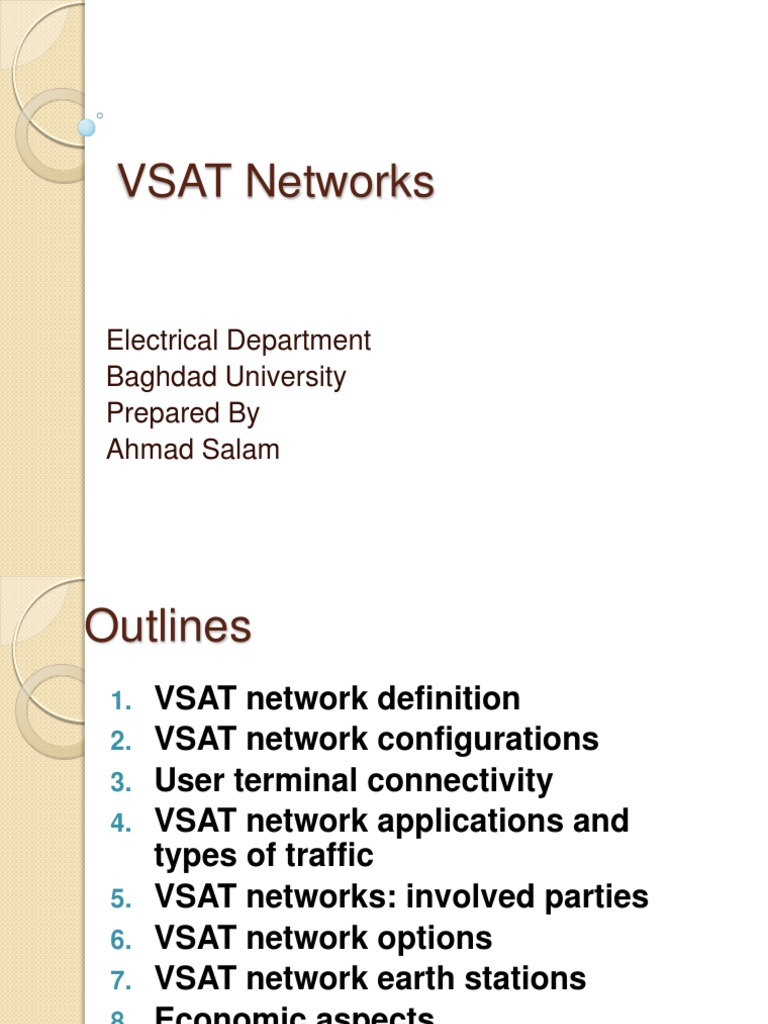 VSAT Networks | PDF | Very Small Aperture Terminal | Scada