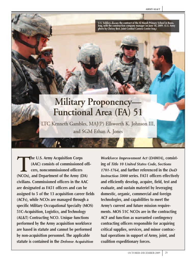 Army Acquisition Corps Overview | PDF | Non Commissioned Officer | Sergeant