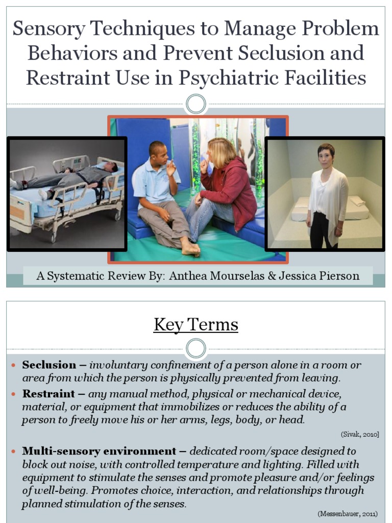 Restraint and Seclusion ppt-2 | PDF | Psychiatry | Occupational Therapy