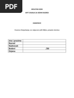 Vjezba - ZAVISNO SLOZENE RECENICE | PDF