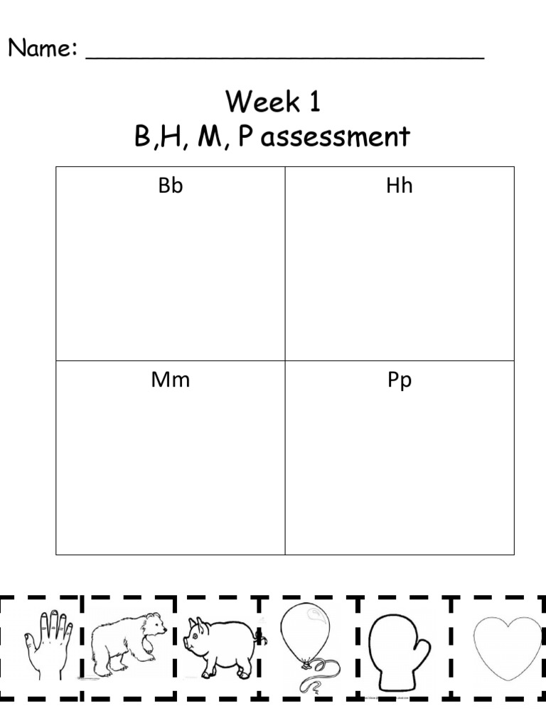 Weekly Letter Assessment Plan | PDF | Science & Mathematics