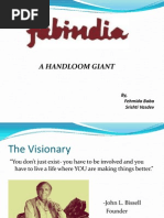 FabIndia: History and Founder Insights | PDF | Marketing | Business ...