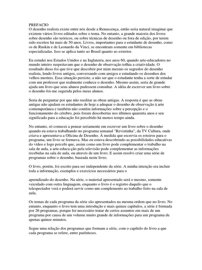 à Mão Livre Pdf Desenho Perspectiva Gráficos