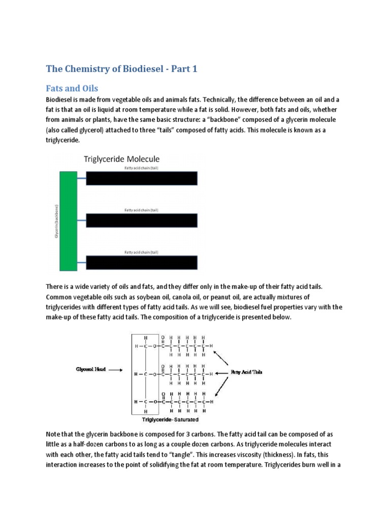 Module 2 The Chemistry of Biodiesel | PDF
