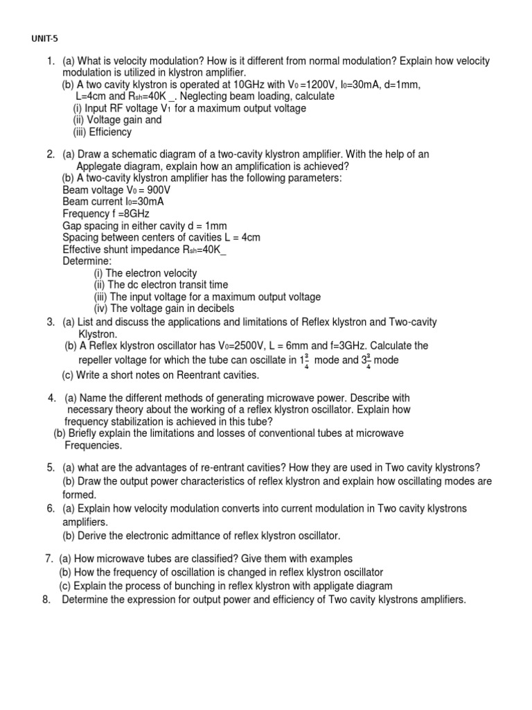 Mwe Mid 2 | PDF | Microwave | Amplifier