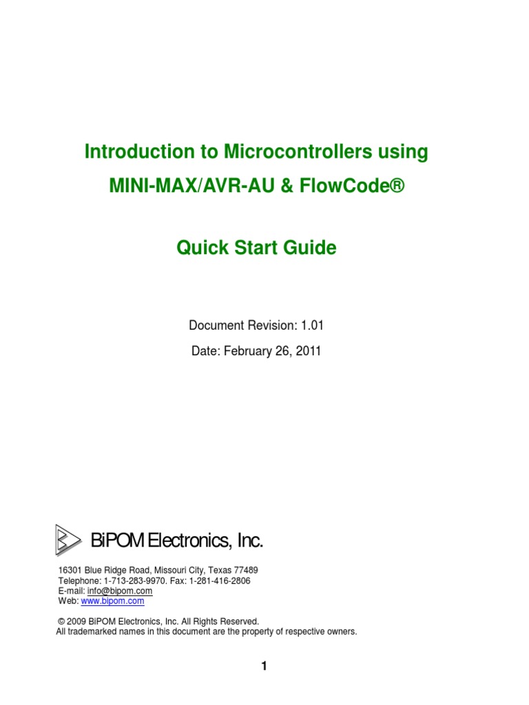 Mmavrau Avr Flowcode Quick Start Guide | Download Free PDF | Booting | Microsoft Windows