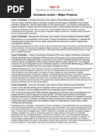 EPC Schedule Levels Explanation | PDF | Technology & Engineering