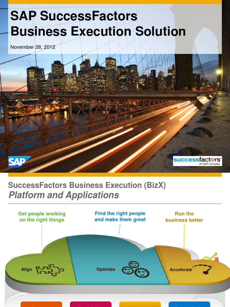 SAP SuccessFactors Bizx Overview | PDF