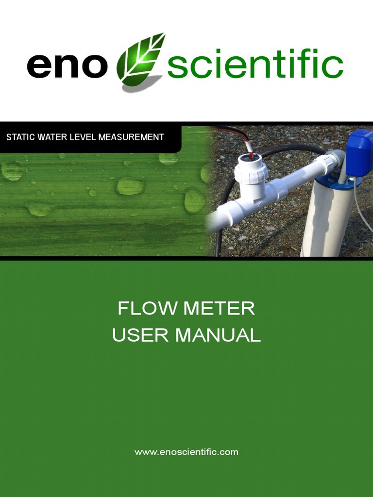 Flow Meter User Guide | PDF | Fluid Dynamics | Fluid Mechanics