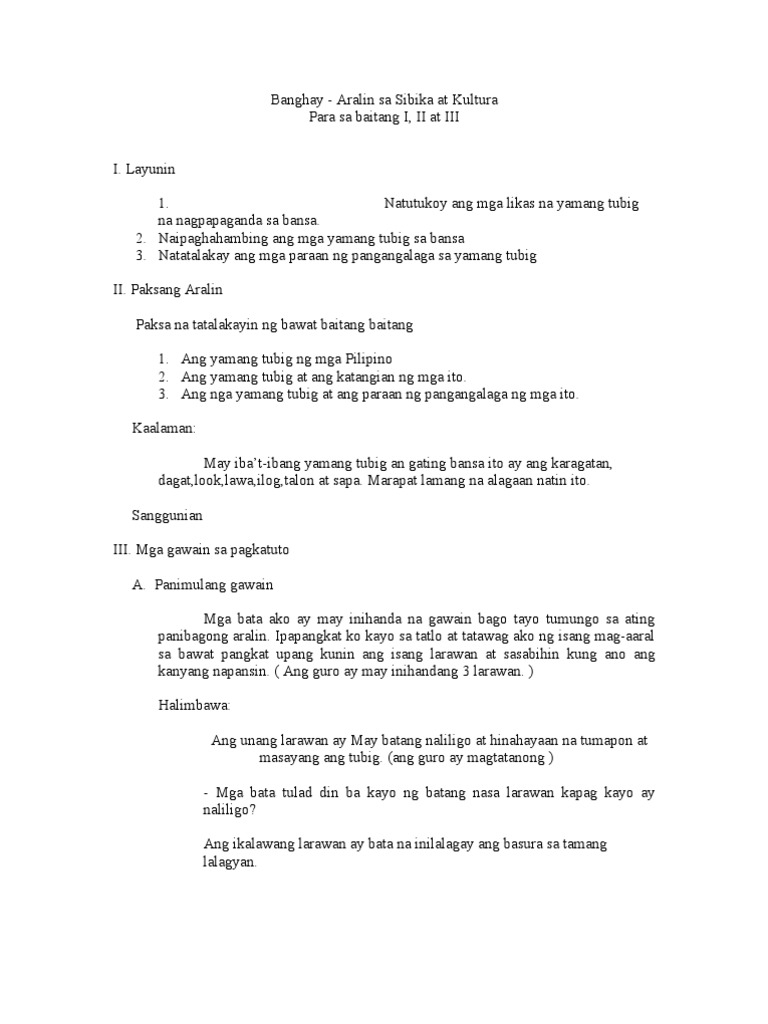 Sibika at Kultura | PDF