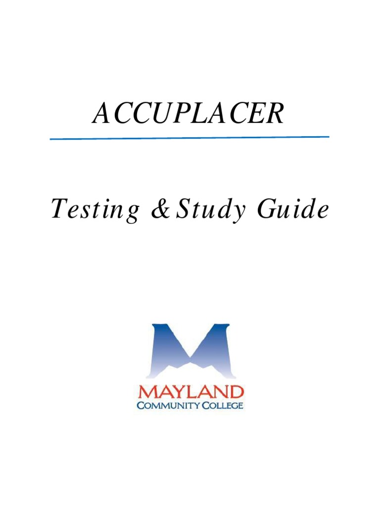 Accuplacer Guide | PDF | Fraction (Mathematics) | Percentage