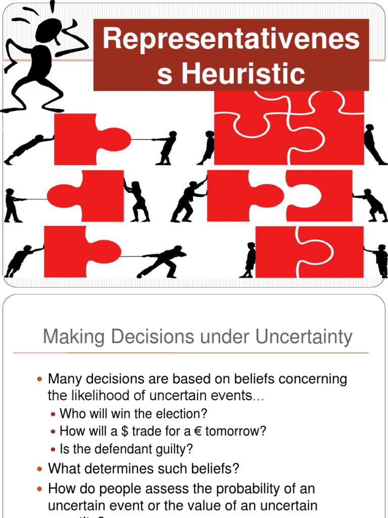 Representativeness Heuristics | PDF | Heuristics In Judgment And ...