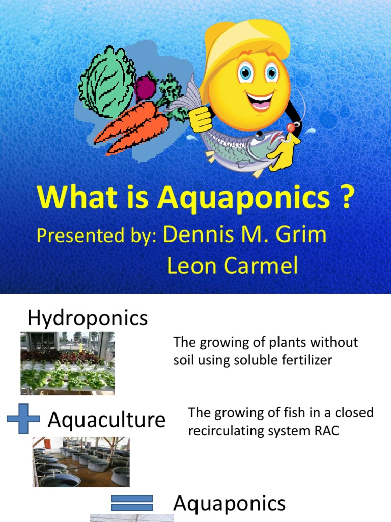 Aquaponics Presentation | PDF | Aquaponics | Food And Drink Aquaponics Presentation | PDF | Aquaponics | Food And Drink