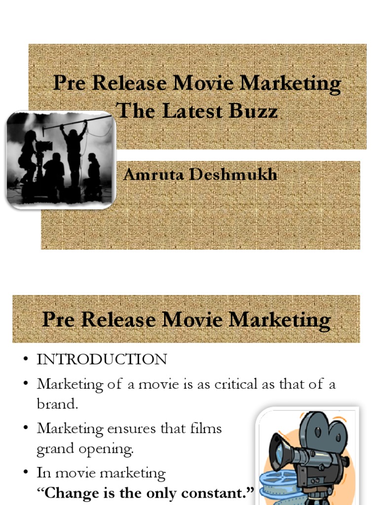 Effective Strategies for Pre-Release Movie Marketing: Understanding the ...