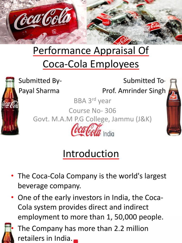 Coca-Cola Employee Performance Appraisal | PDF | The Coca Cola Company ...