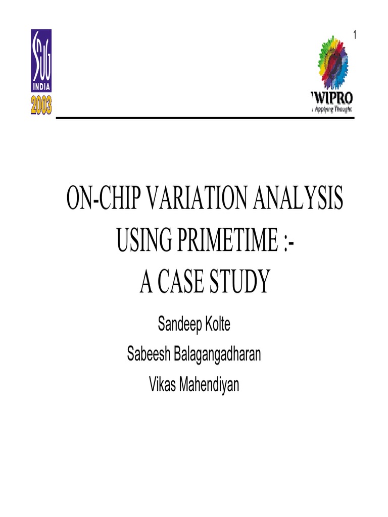 On Chip Variation | PDF | Integrated Circuit | Electronic Circuits