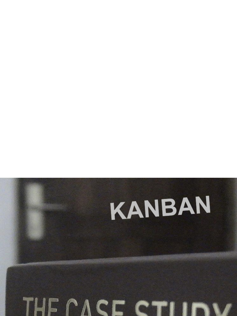 Kanban Case Study McDonald's | PDF