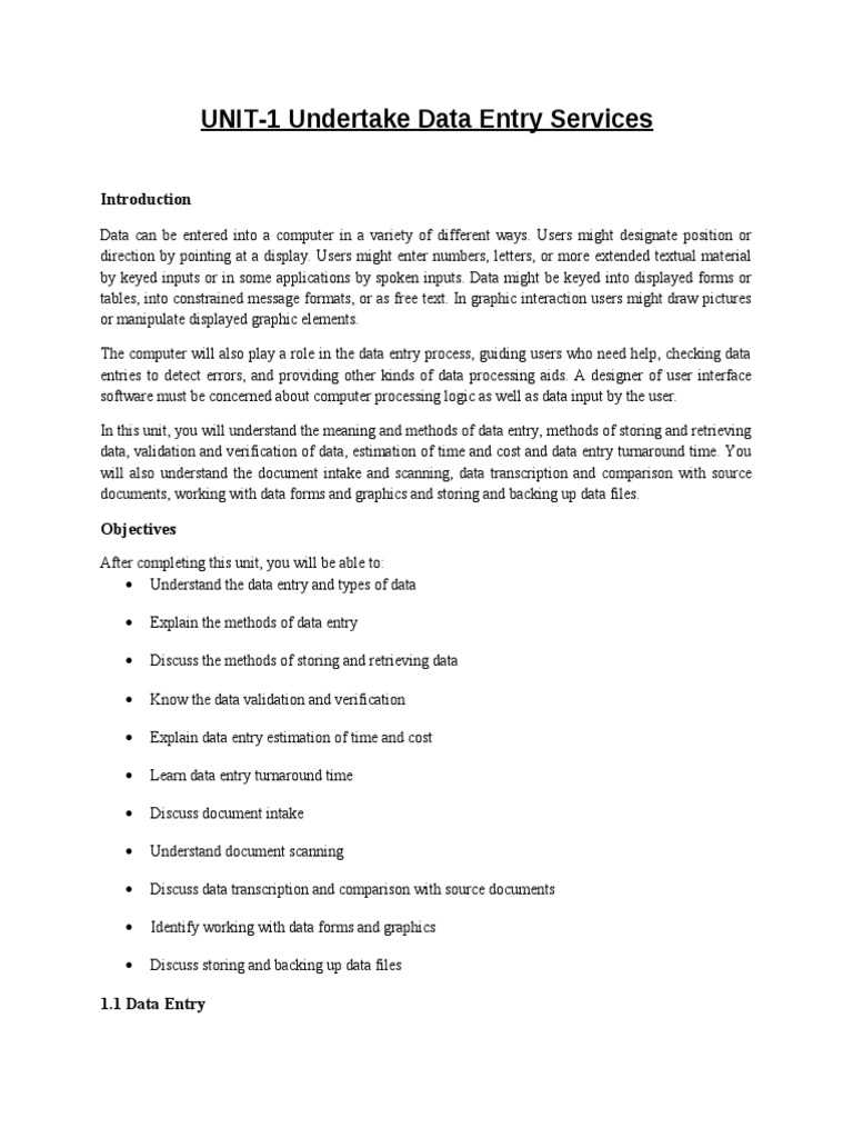 Data Entry | PDF | Backup | Data Mining