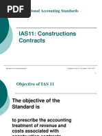 IAS 11 (PAS 11) Construction Contracts | PDF | International Financial Reporting Standards | Revenue
