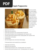 Starbucks Barista Cheat Sheet | PDF | Tea | Hot Drinks