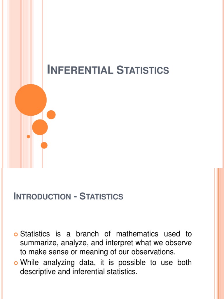 Intro to Inferential Statistics | PDF | Statistical Hypothesis Testing ...