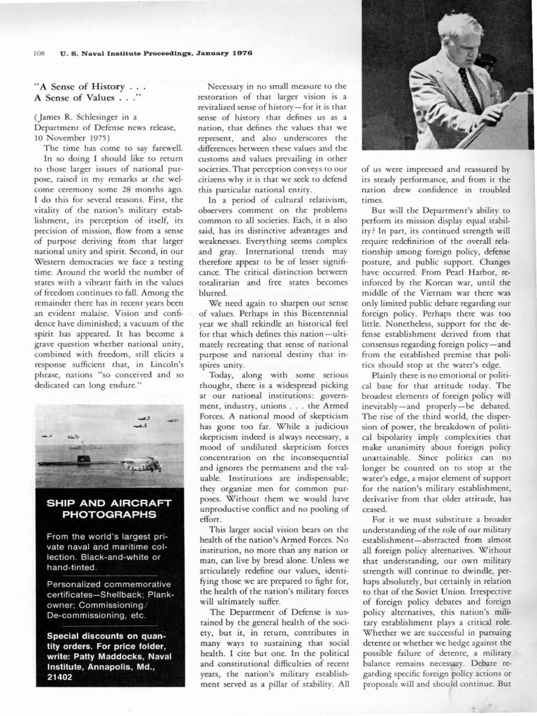 Schlesinger, James R. - January 1976, 102-1-875 | PDF | The United ...