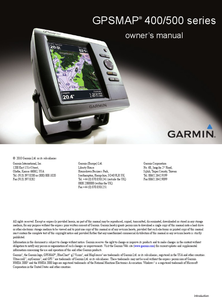 Garmin 421s Manual | PDF | Navigation | Map
