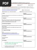 Constructivist Lesson Plan Maths | PDF | Area | Length
