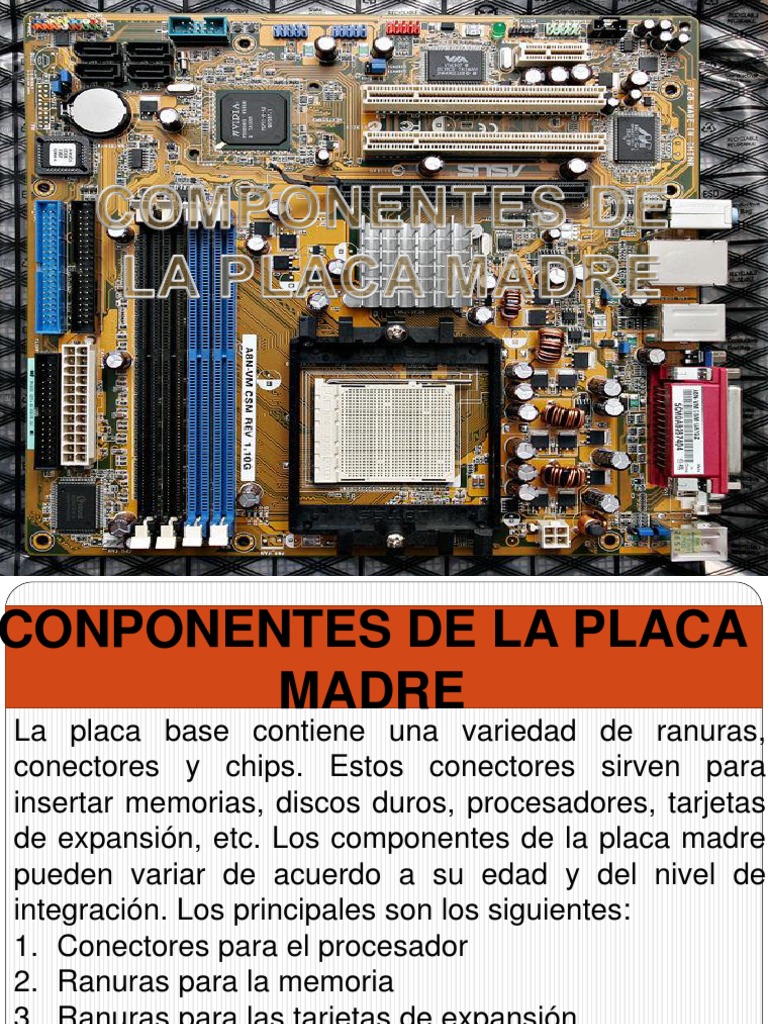 Componentes de La Placa Base | Microprocesador | Bios
