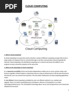Cloud Computing Important Questions & Answers | PDF | Software As A Service | Cloud Computing