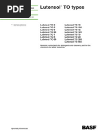 Lutensol XP 50 80 89 90 TDS | PDF | Surfactant | Emulsion