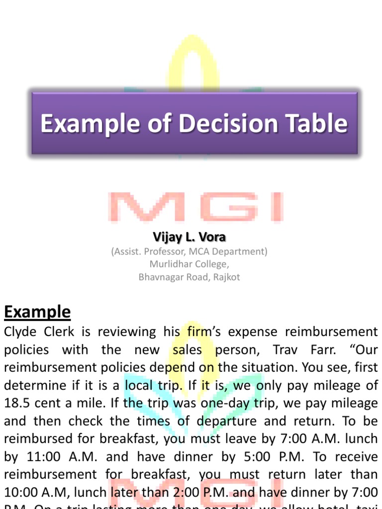 13 Decision Table Decision Tree | PDF